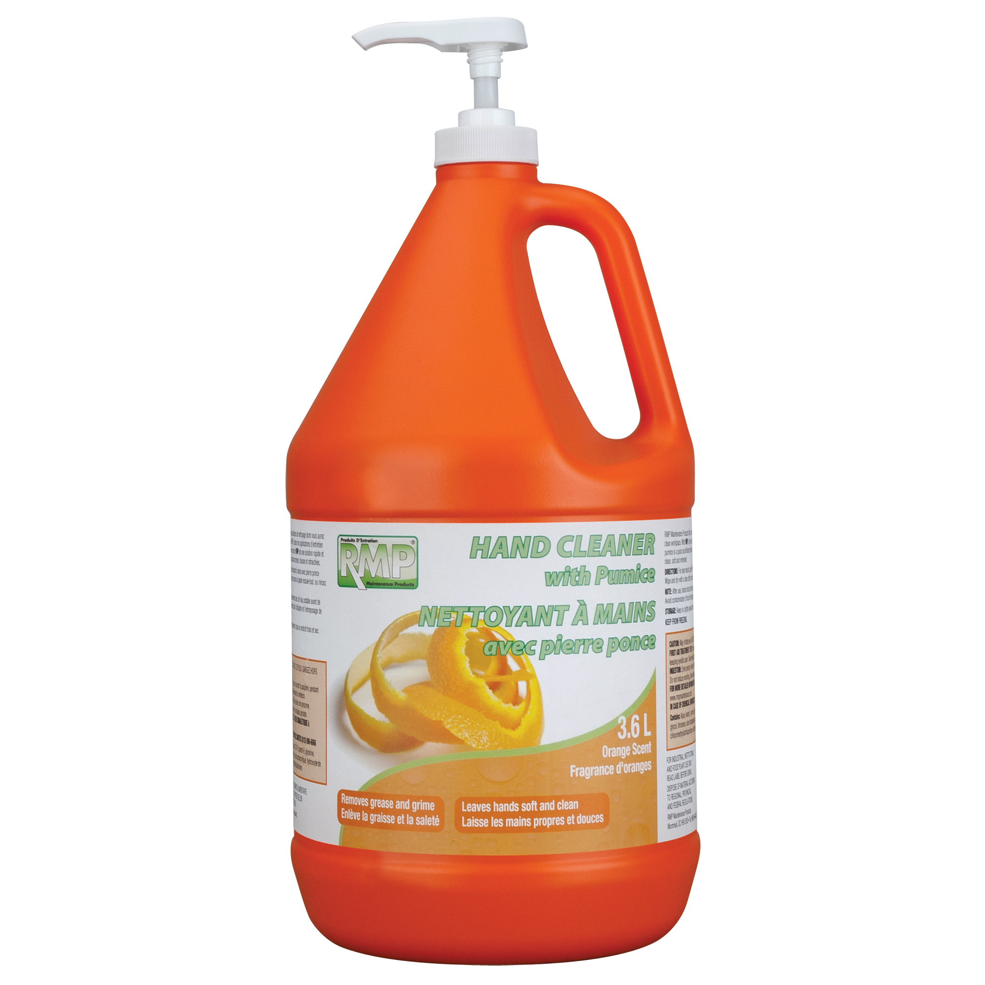 Orange Hand Cleaner, Pumice, 3.6 L, Jug, Orange JG223 | RMP Maintenance ...